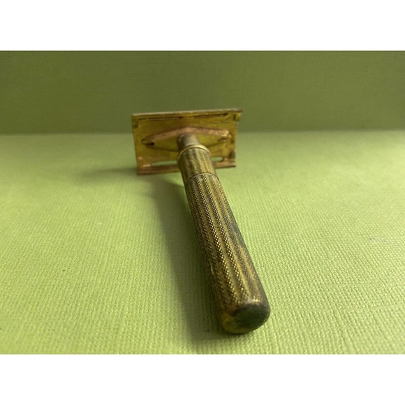 gillette | Accessories | Gillette Vintage Gold Safety Razor Reg Us Pat ...